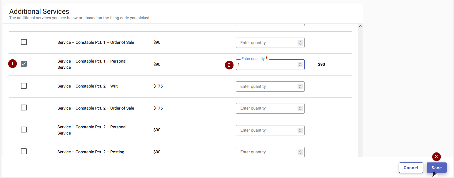 Where Can I Add More Fees Before Submission? – eFile and Serve Texas