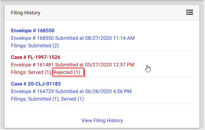 Why Was My Filing Rejected or Returned? – eFile and Serve Texas