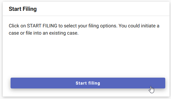 How to Start a New Case – eFile and Serve Texas