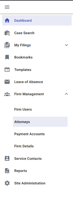 FIRM ADMINS: How To Edit Attorney Information – eFile and Serve Texas