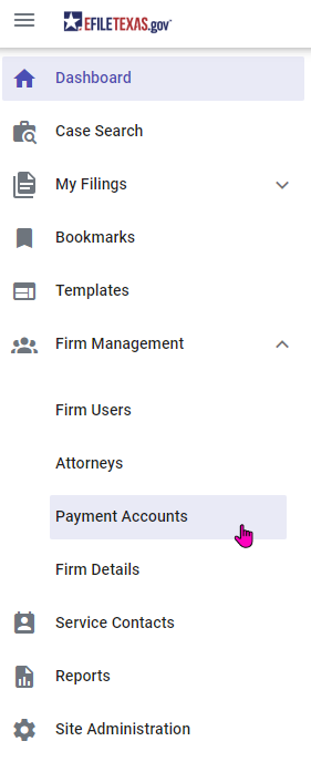 How can I view the payment method I have selected for my filing ...