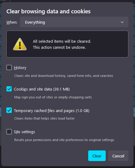 Troubleshooting Website Errors - Clear Cache Files and Cookies ...