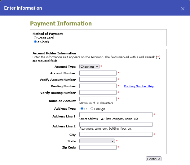 How to Add a Payment Account (Self Represented Account/Individual ...