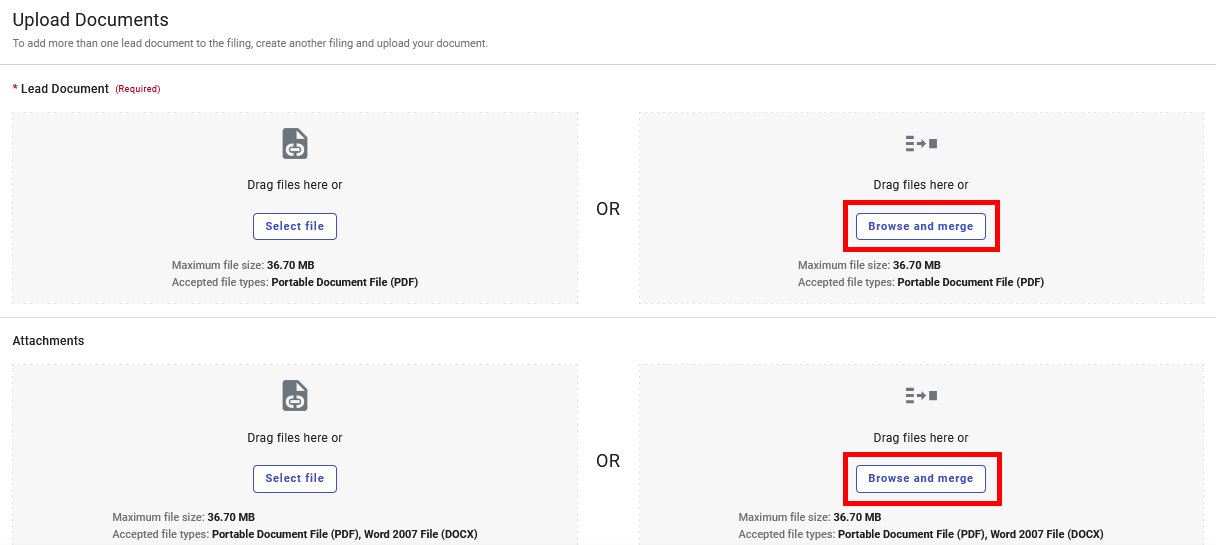 How Can I Merge/Combine My Documents into One PDF? – eFile and Serve Texas