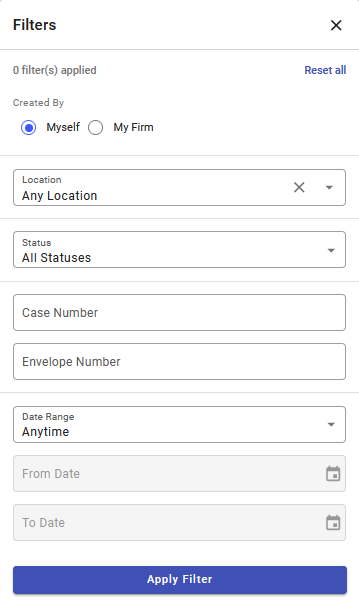 What is the Filing History? How Do I Use It? What is the Status of My ...