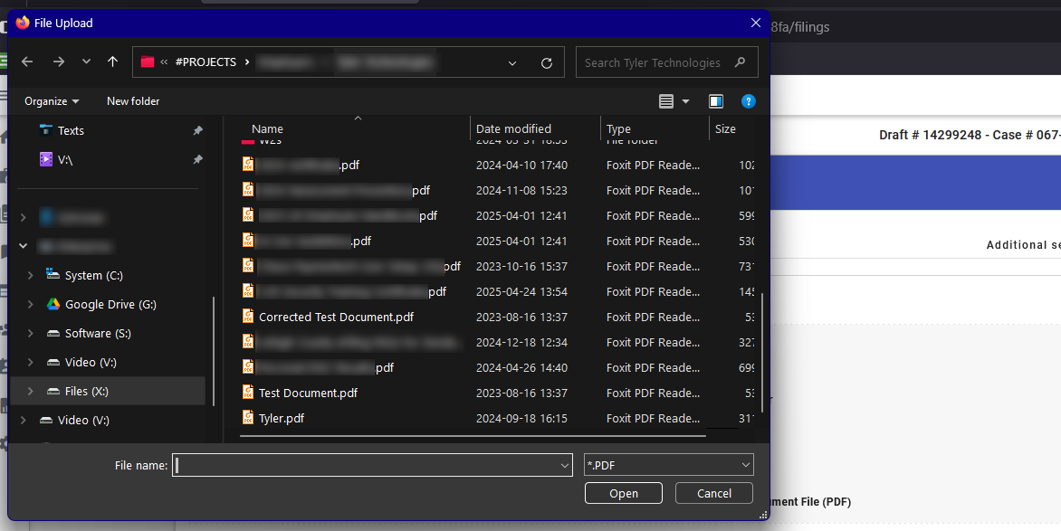 What is the Filings Tab? – eFile and Serve Texas